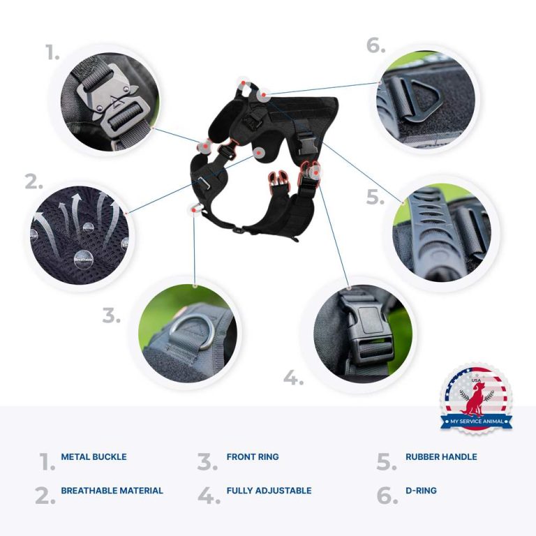 Emotional Support Dog Tacitcal Vest | Premium ESA Harness